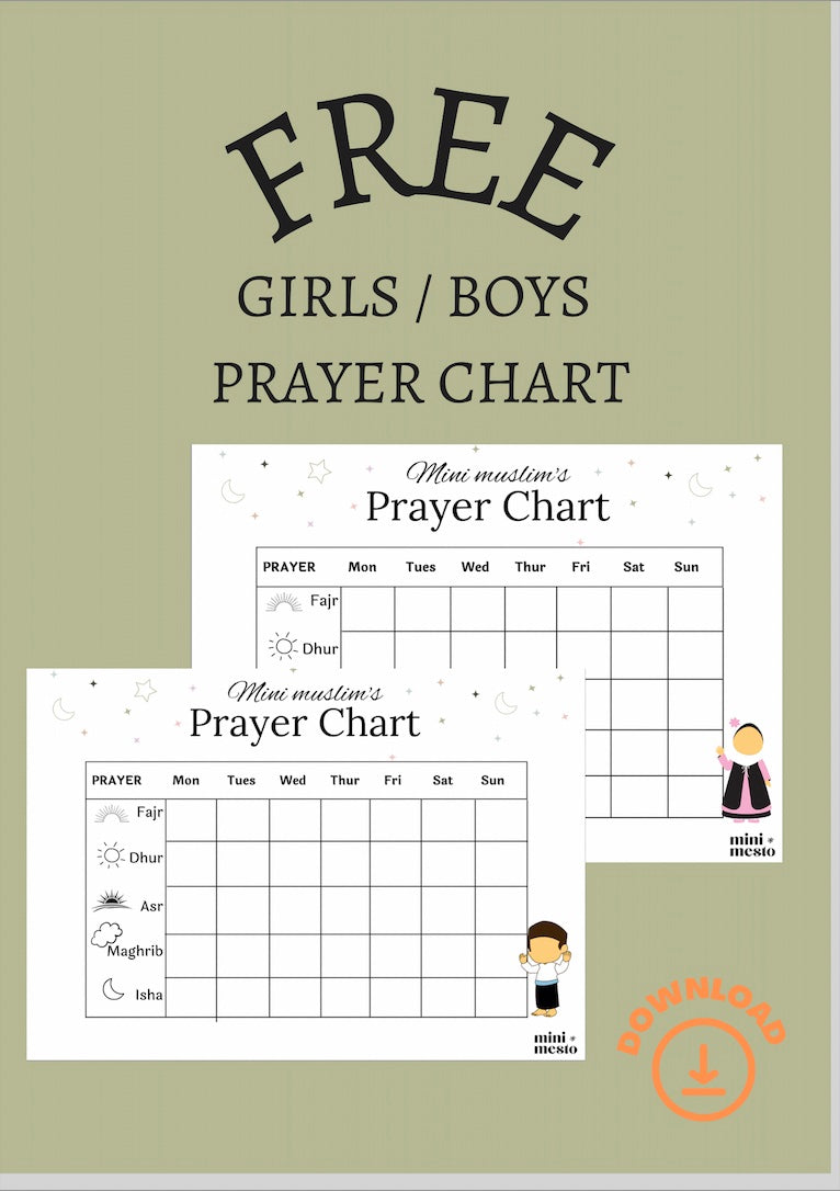 Prayer Chart – Mini Mesto